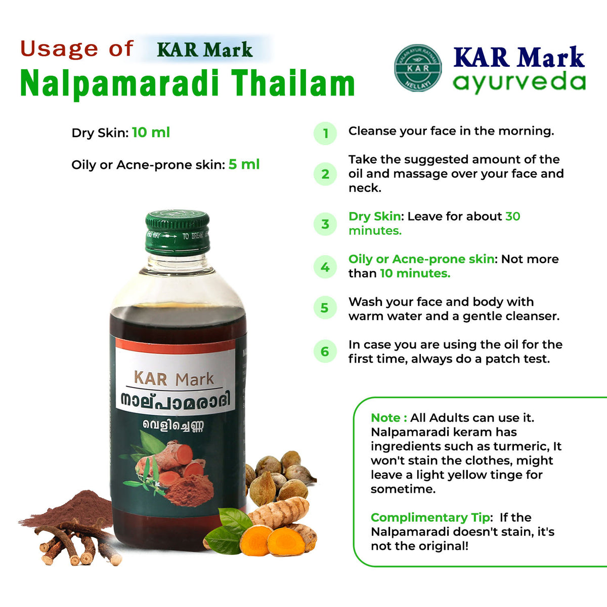 Nalpamaradhi Oil – Sholly Ayurveda